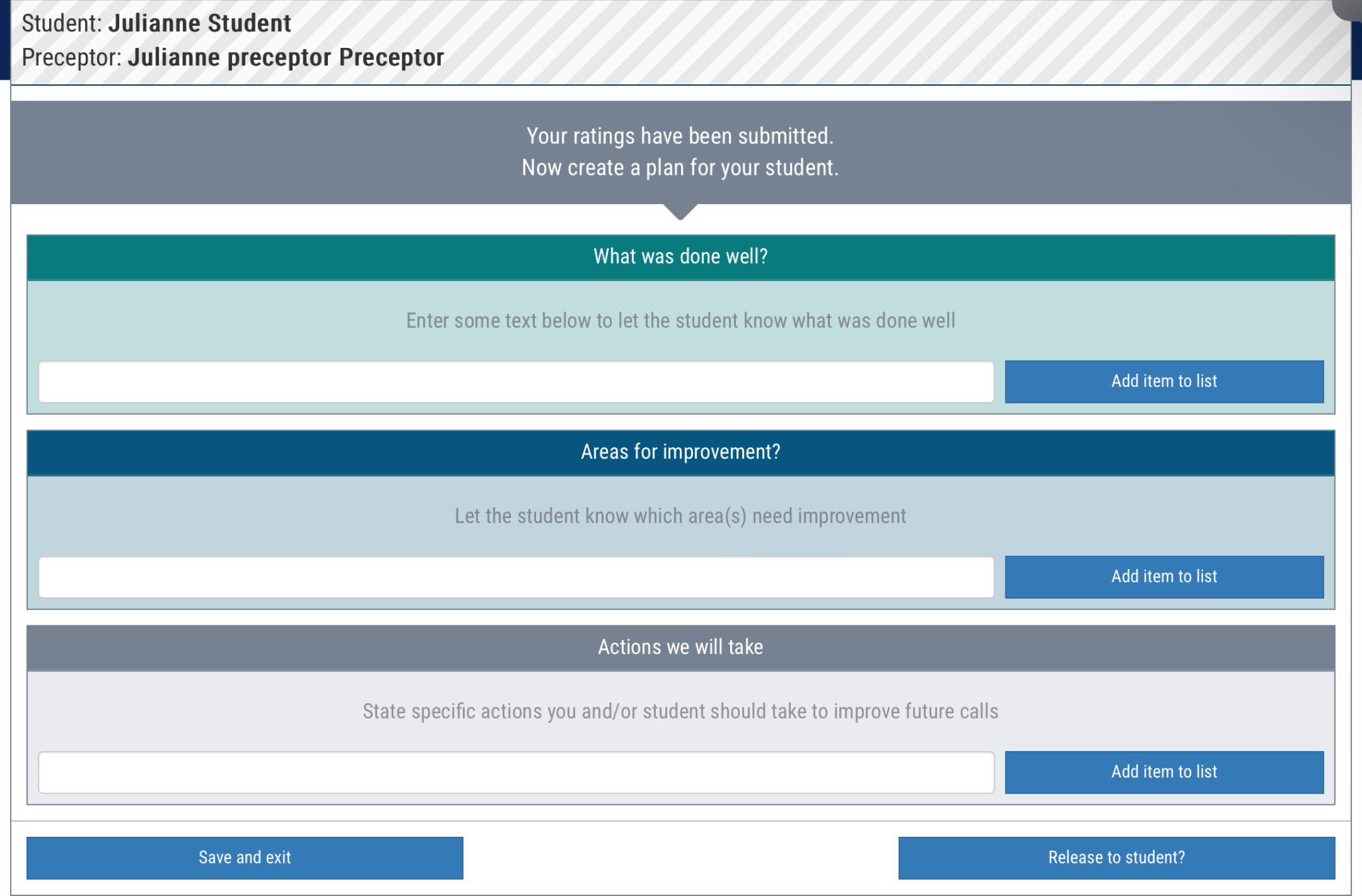 Capstone Discussions with Preceptor – Knowledge Base